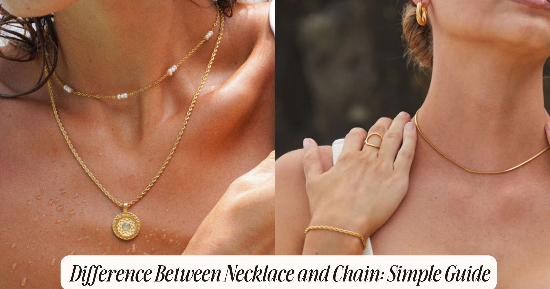 Difference Between Necklace and Chain: Simple Guide