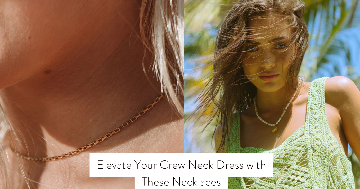 Elevate Your Crew Neck Dress with These Necklaces