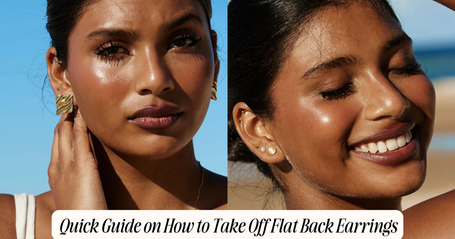 Quick Guide on How to Take Off Flat Back Earrings