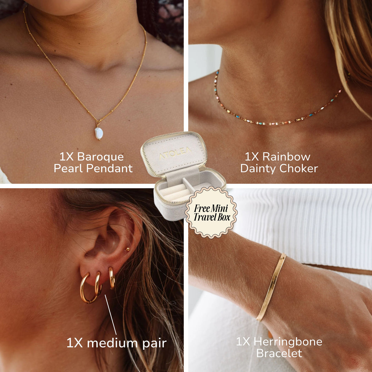 Jewelry Bundle | Waterproof & Lifetime Color Warranty